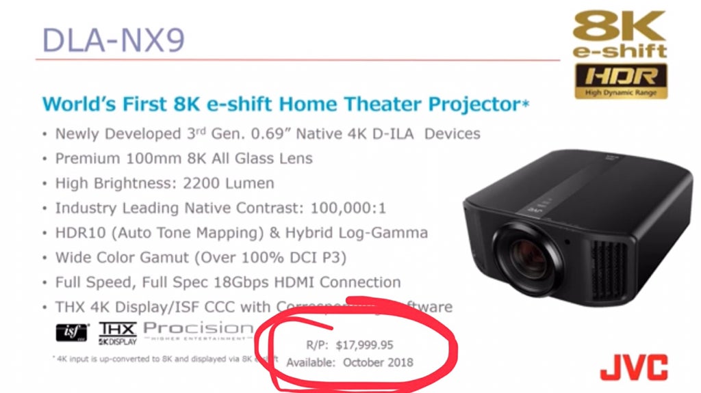 Official JVC RS3000/NX9 - JVC RS2000/NX7/N7 - JVC RS1000/NX5/N5 ...