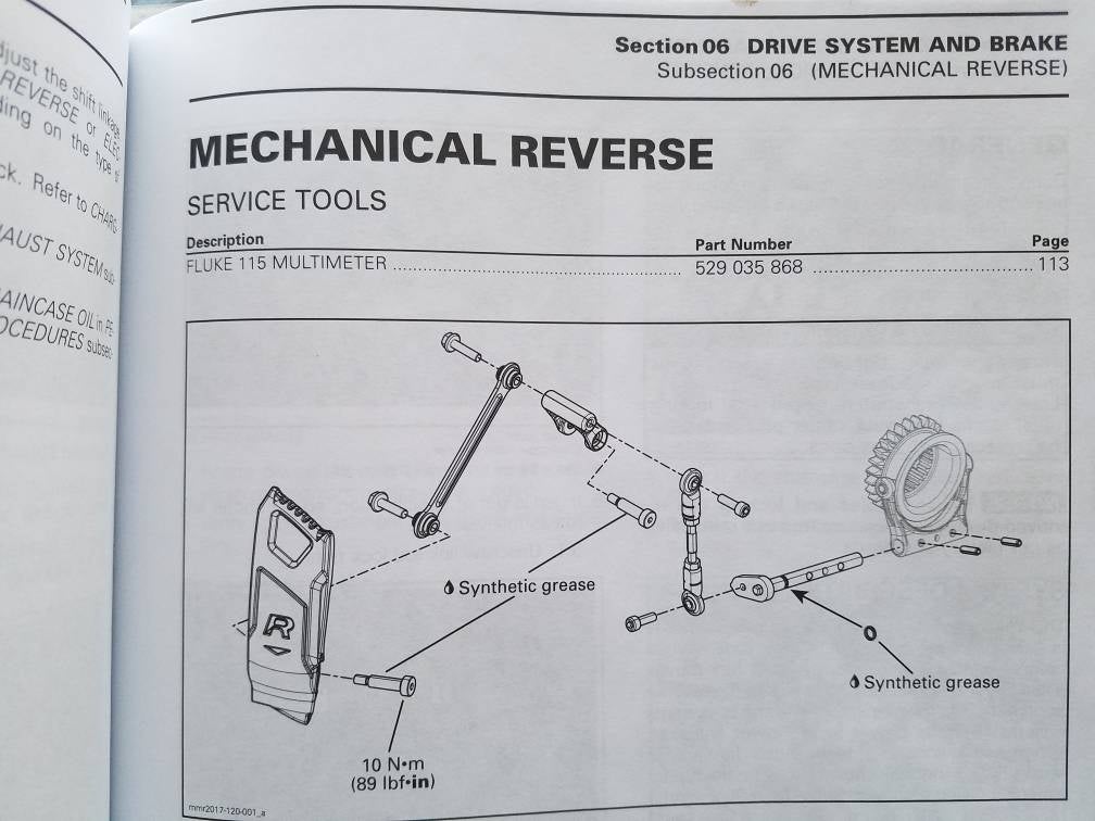 Parts list - electric reverse to mechanical | Ski-Doo Snowmobiles Forum