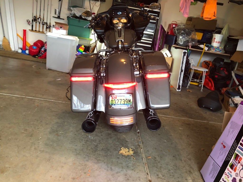 Rear end lighting complete. | Road Glide