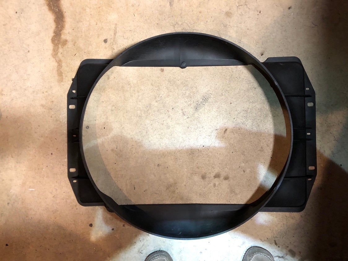 Fan Shroud Install on 1975 CJ5 w/ 304 V8 and 7 Blade Fan | Jeep ...