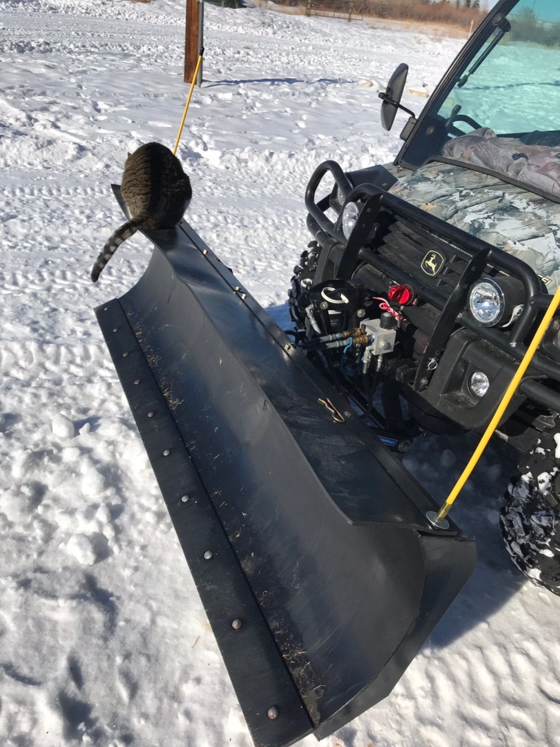 JD Powertach Plow on 825i | Green Tractor Talk