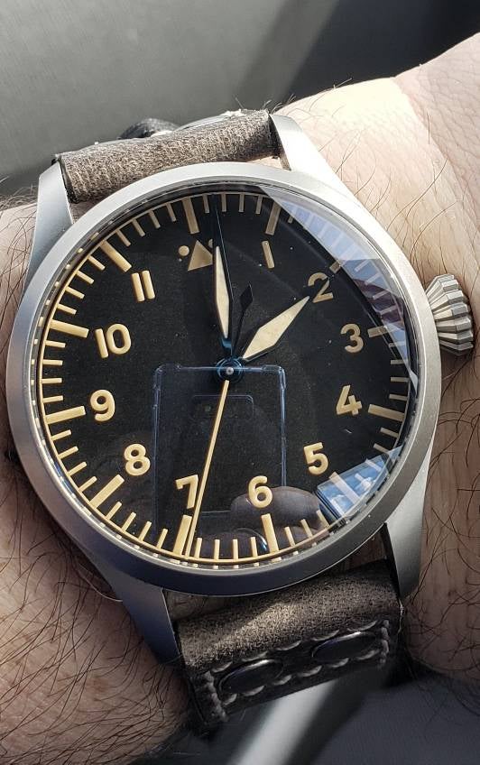 Dekla Flieger pilot watch sterile dial German like new | WatchUSeek ...