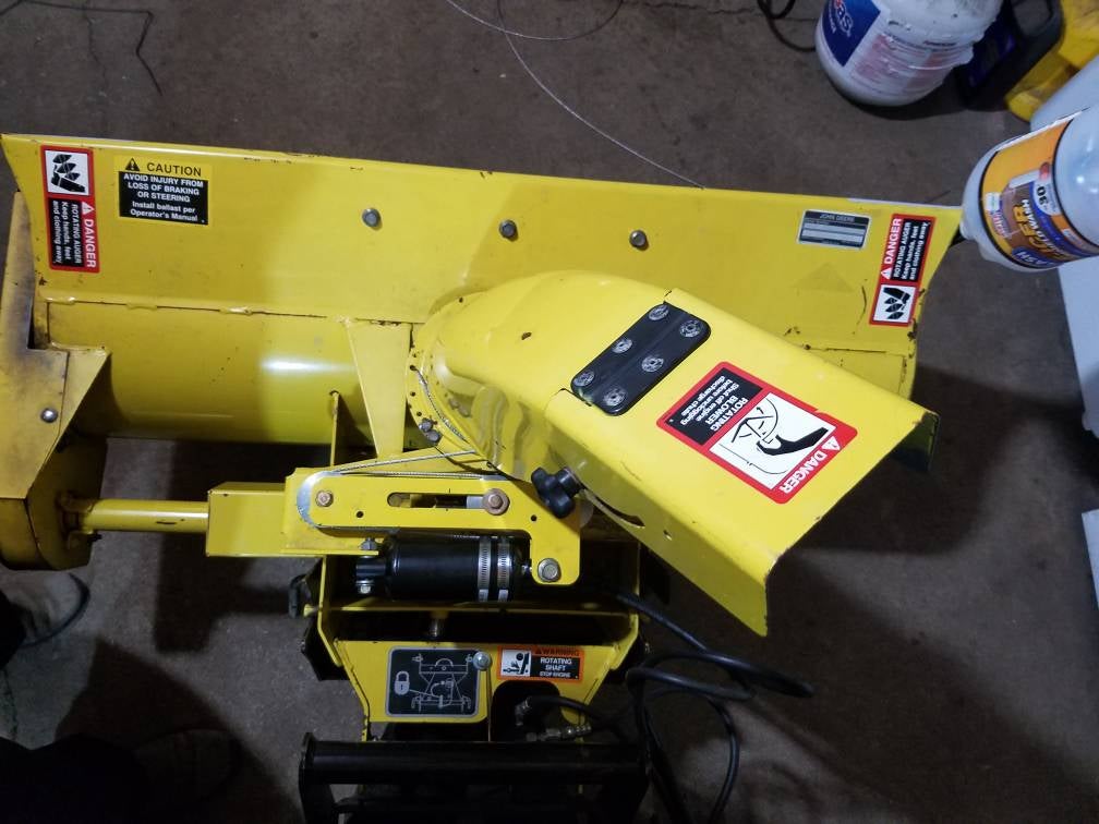 JD 54" Snowblower Chute rotator modification | Page 10 | My Tractor Forum