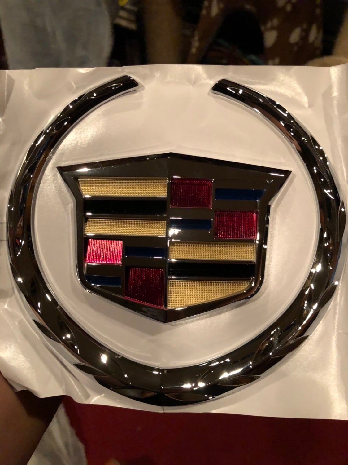 saw a new escalade with cadillac side emblems, shields | Cadillac ...