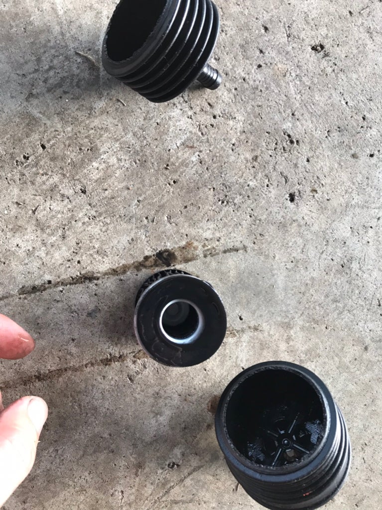 Cut open inline trans filter | Honda Odyssey Forum