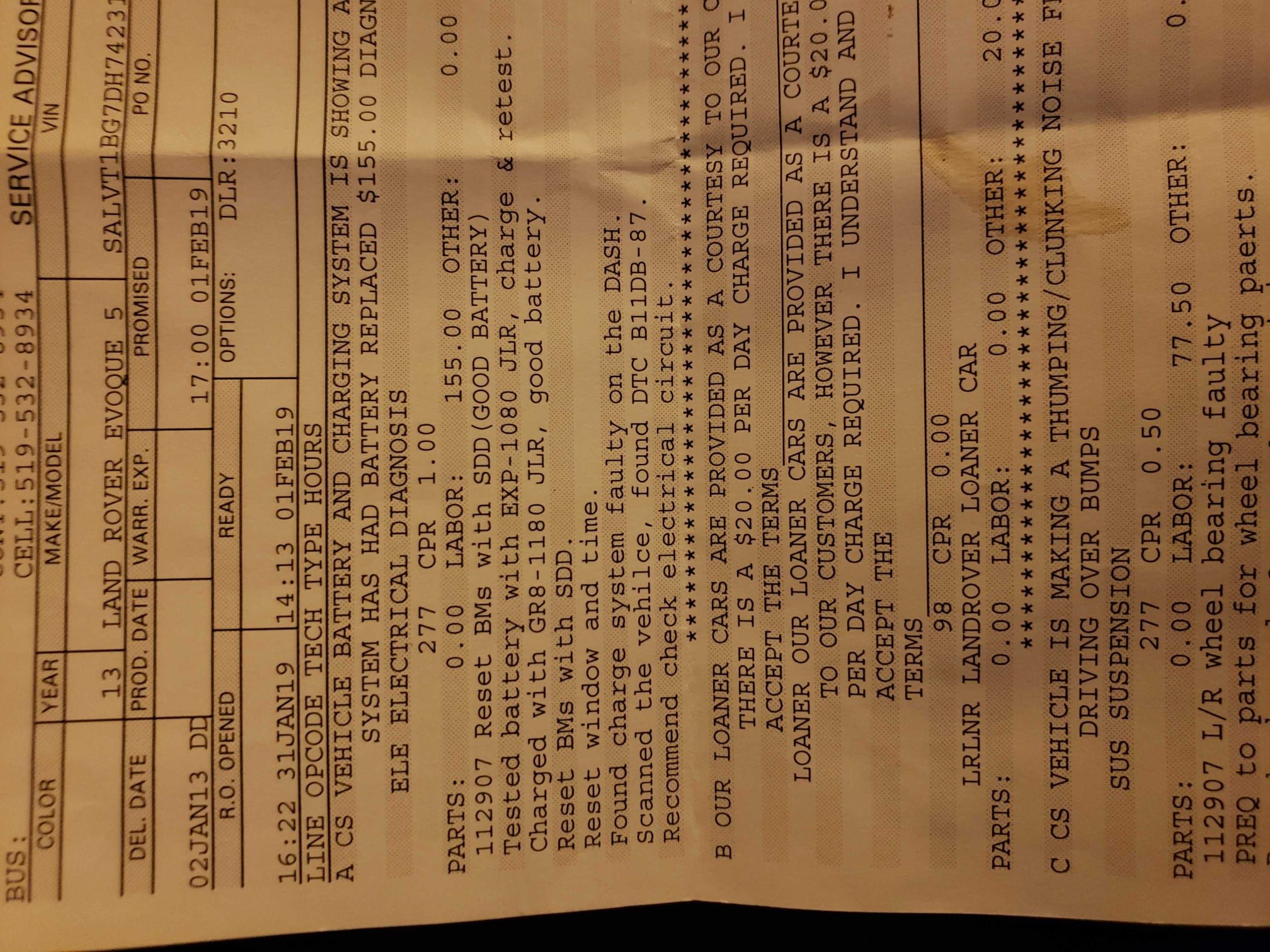 Charging system fault | Range Rovers Forum