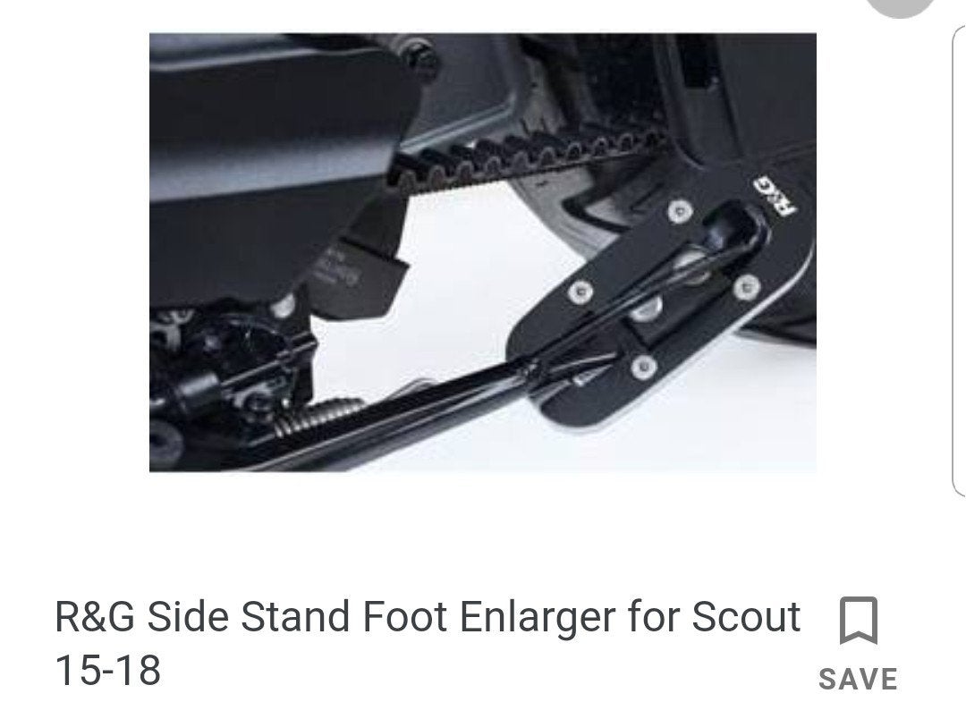 Side stand foot enlarger | Indian Motorcycle Forum
