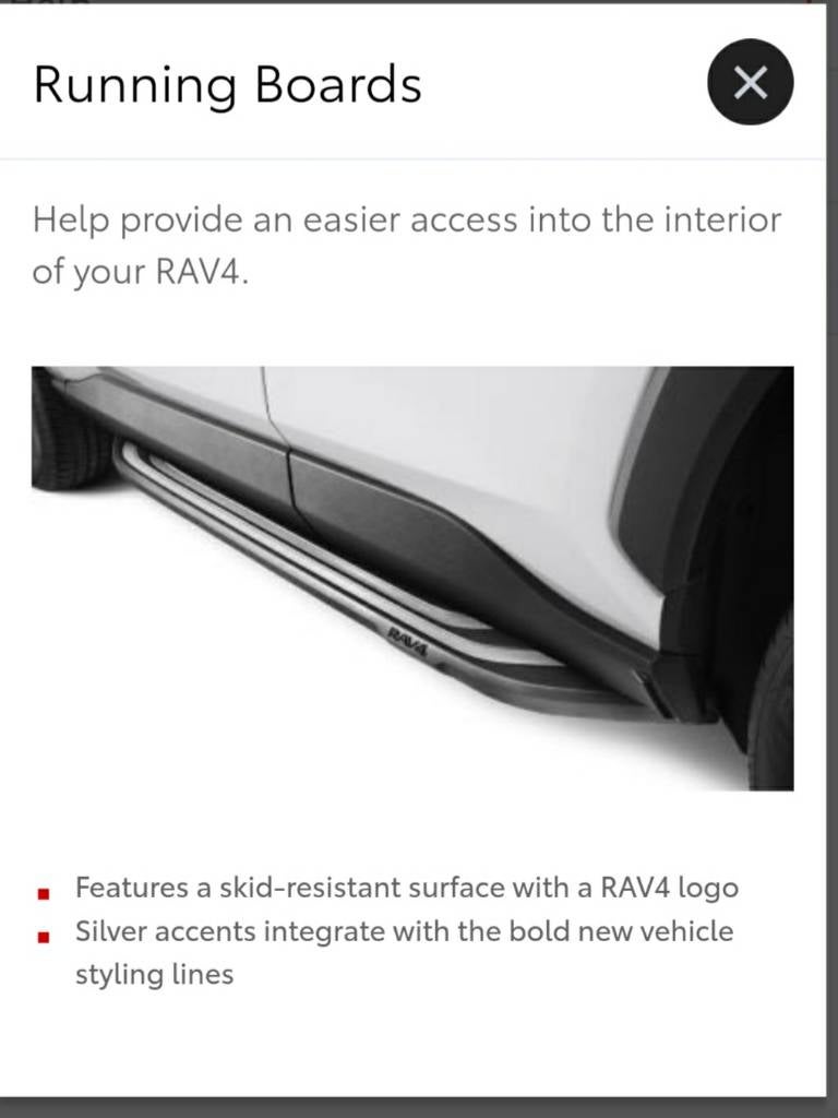 OEM running boards | Toyota RAV4 Forums