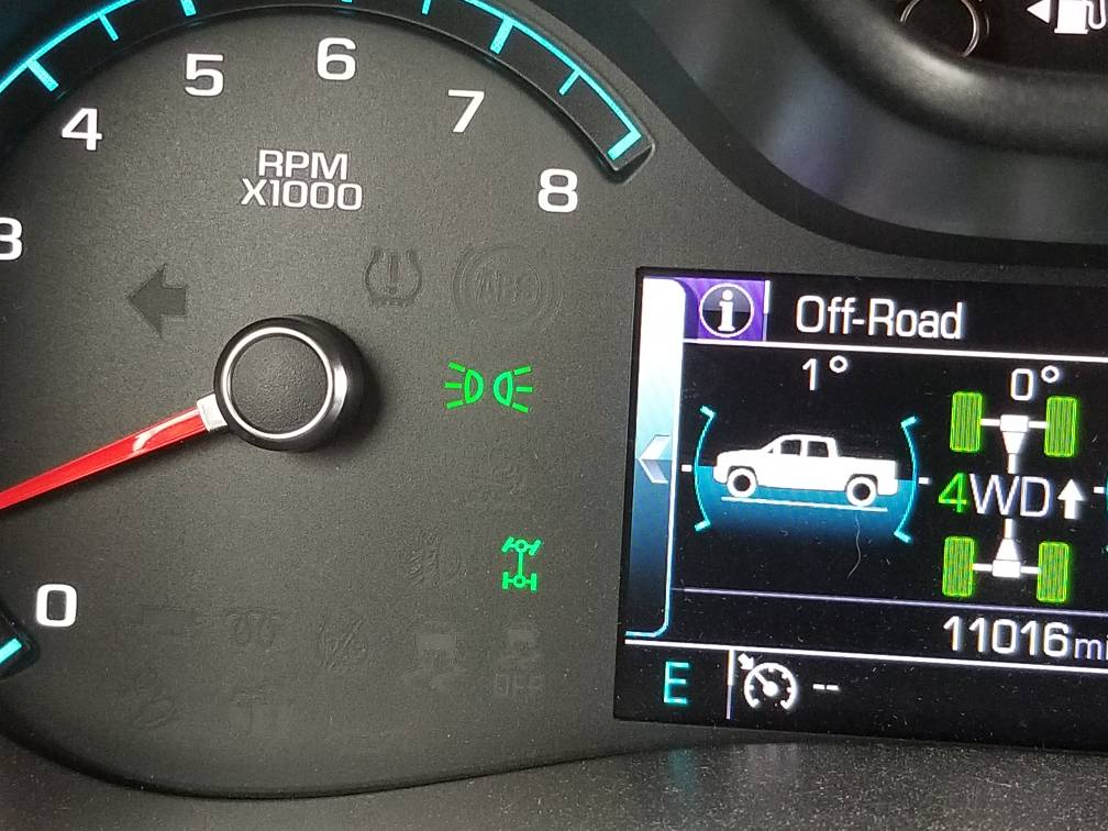 4wd indicator | Chevy Colorado & GMC Canyon