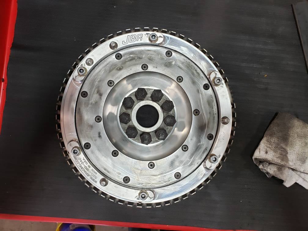 JB Racing lightweight flywheel and E60 M5 diff with E39 swap parts ...