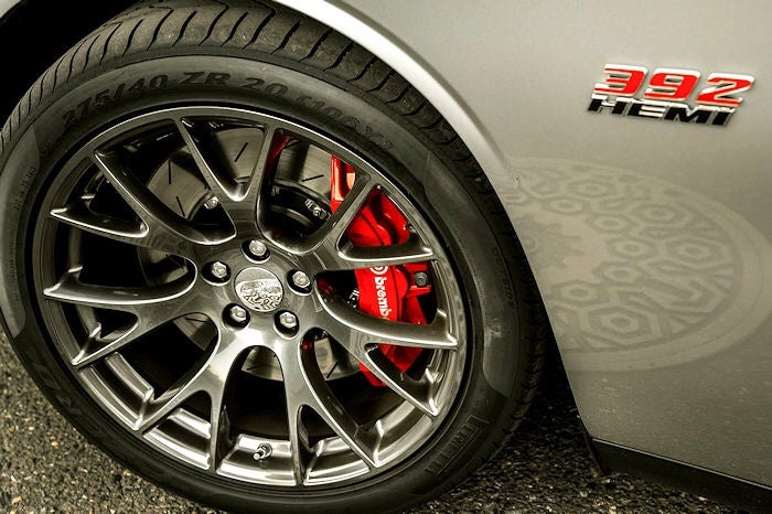 Getting ready to mount Hyper Black Hellcat wheels | Charger Forums