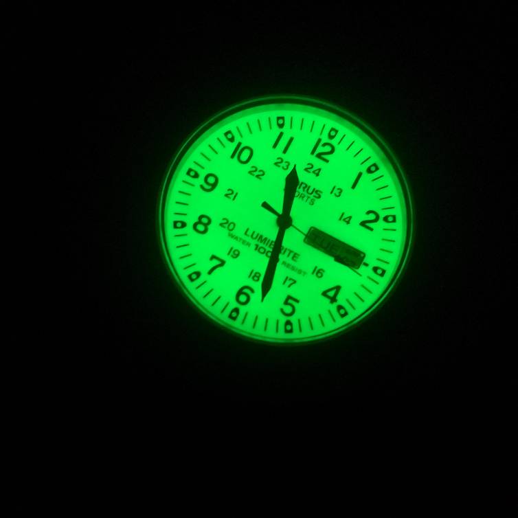 Review of Lorus RXF41AX7 Field Watch with Lumibrite Dial (And compared ...