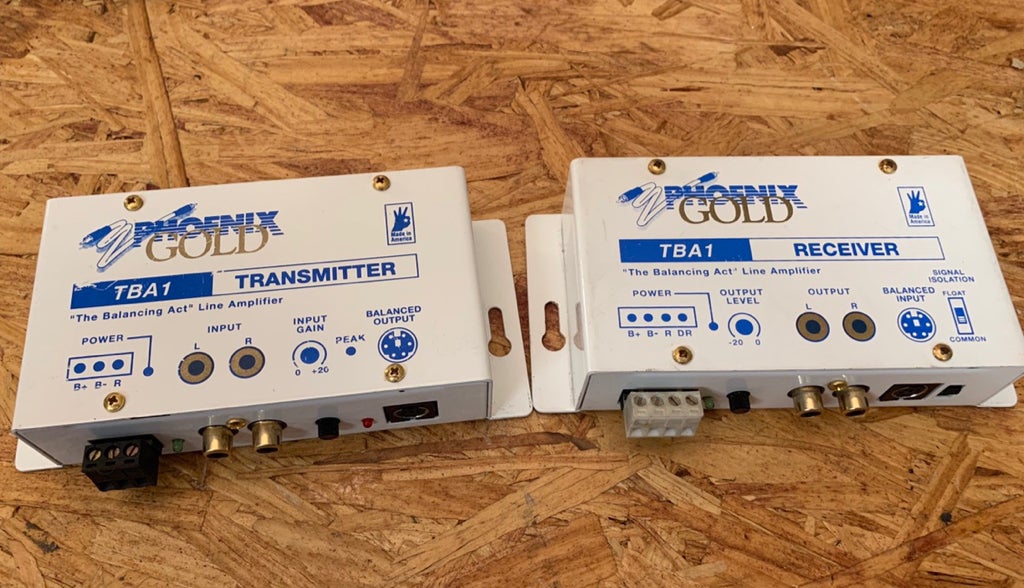 Phoenix Gold TBA-1 Line Driver Balanced/Unbalanced Converter ...
