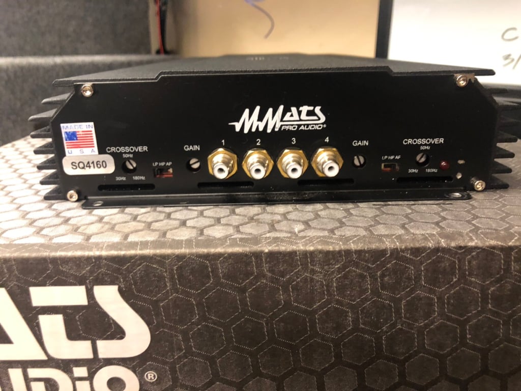 FS: MMATS SQ4160 | DIYMobileAudio.com Car Stereo Forum