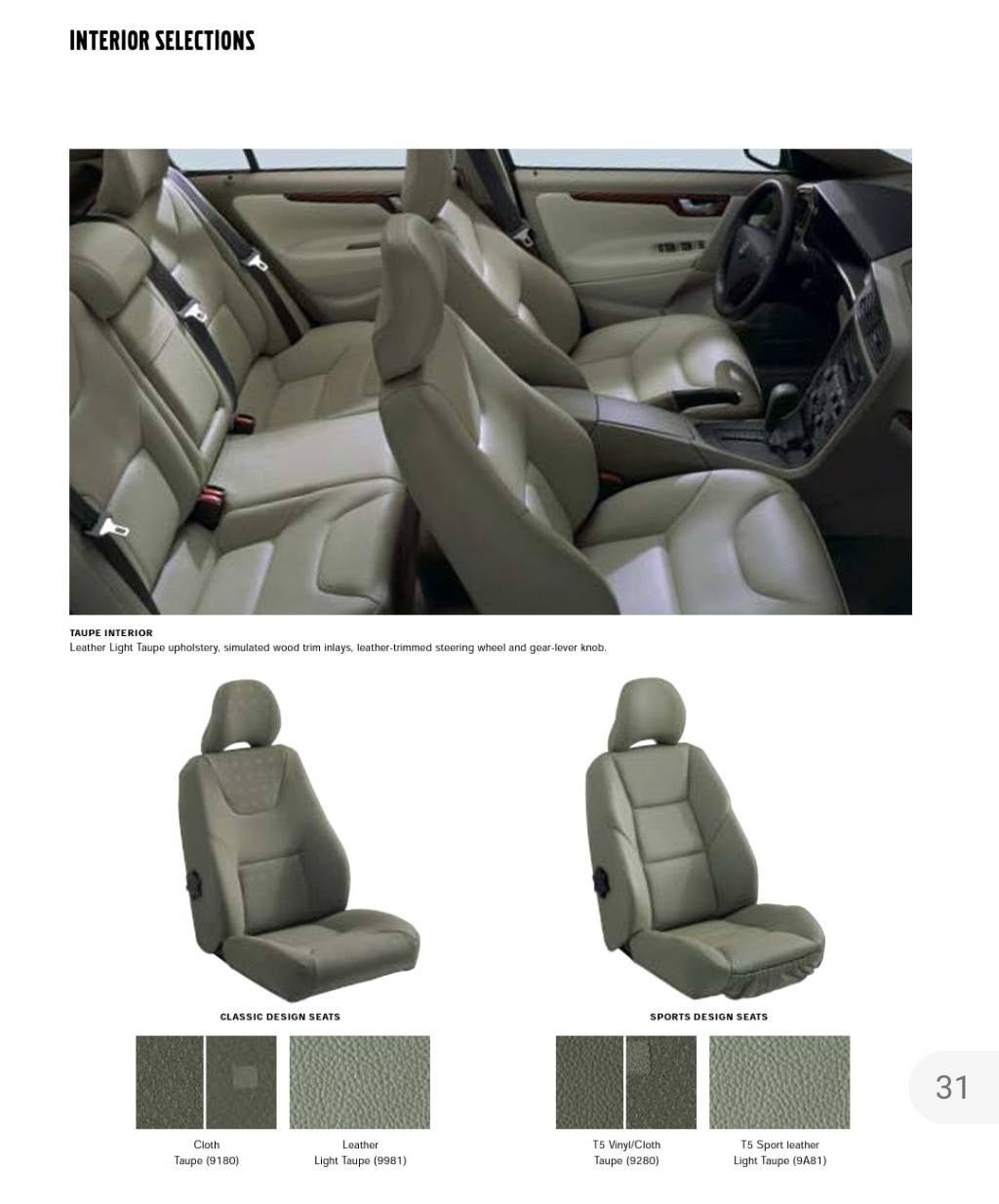 Interior color codes question | SwedeSpeed - Volvo Performance Forum