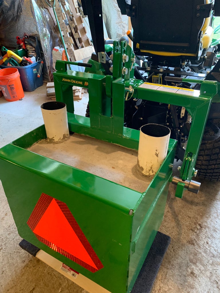 Ballast Box, what to fill it with? | Green Tractor Talk