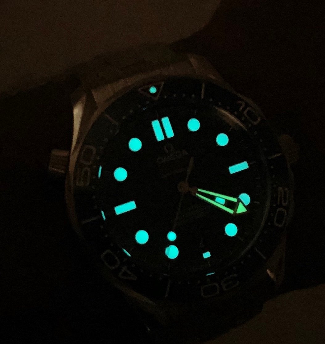 Does Omega quality control check the lume? Question on lume strength on ...