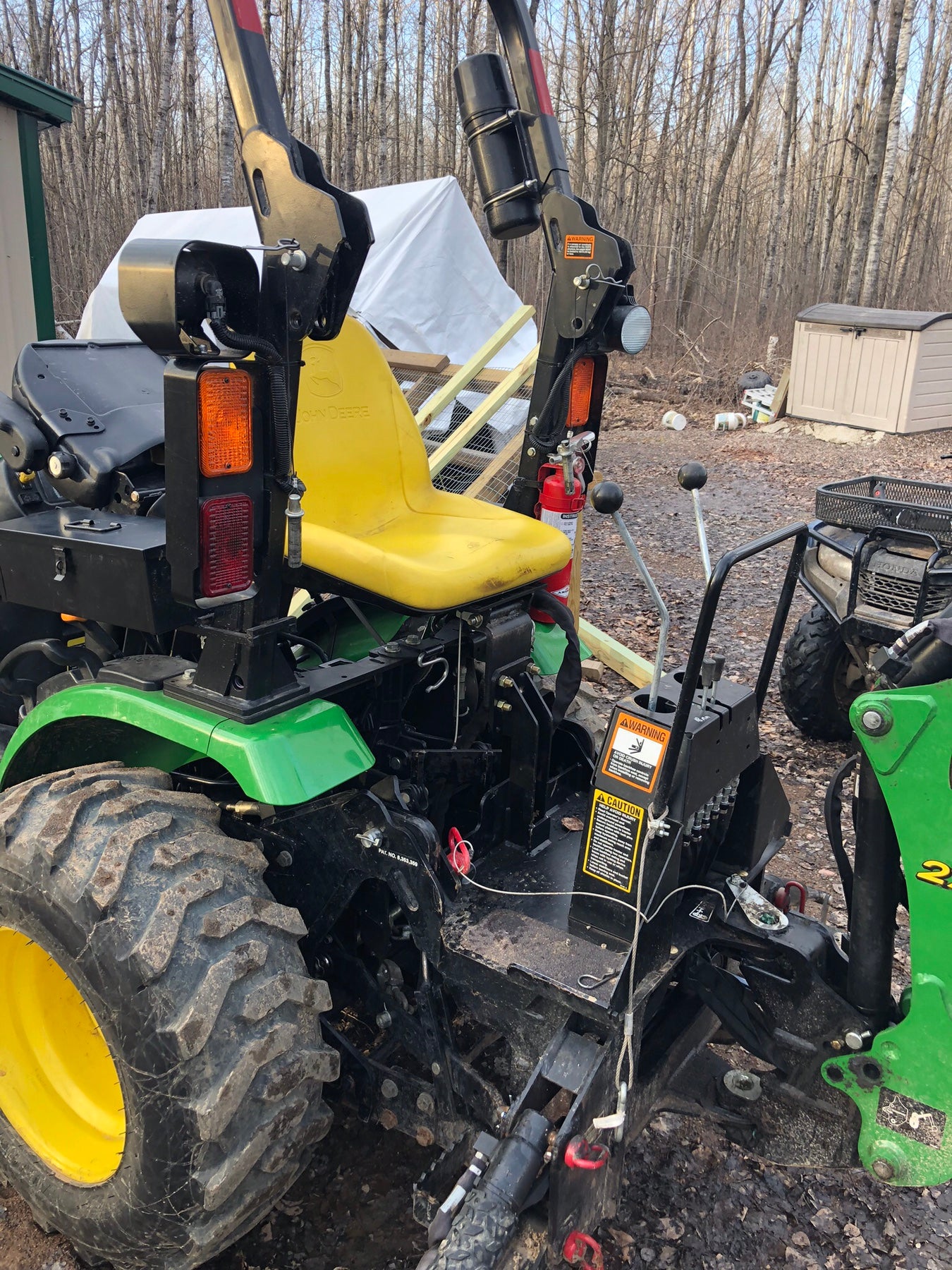 270A Backhoe Seat Modification | Green Tractor Talk