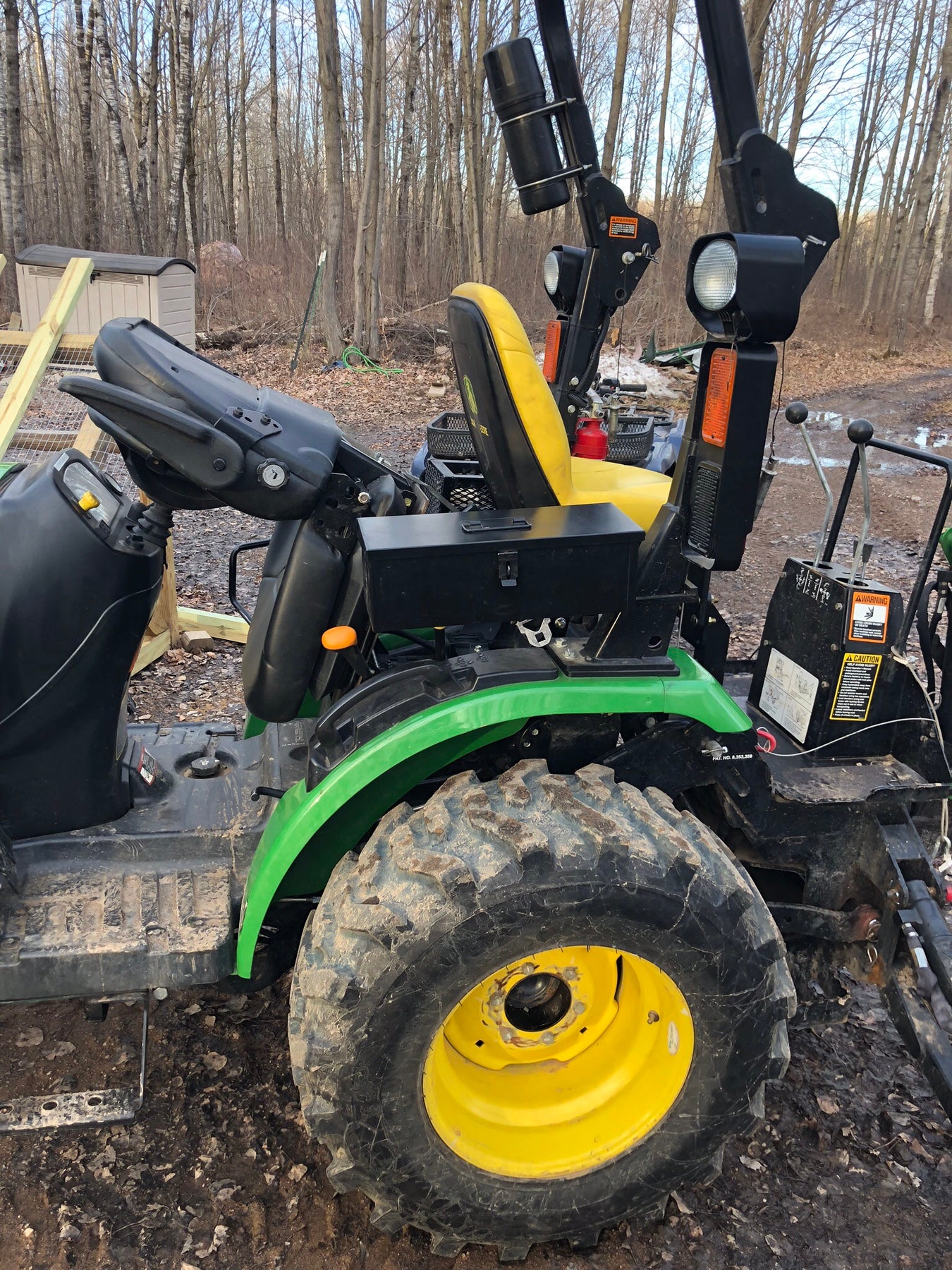 270A Backhoe Seat Modification | Green Tractor Talk