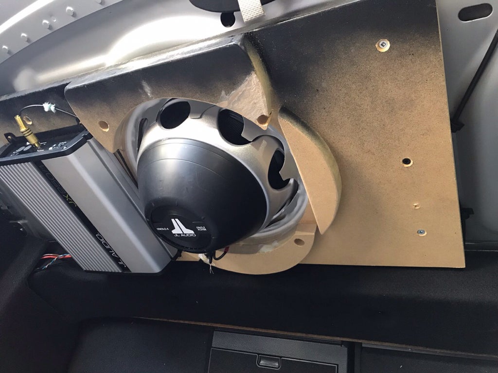 Install 10" Subwoofer for W211 | Mercedes-Benz Forum