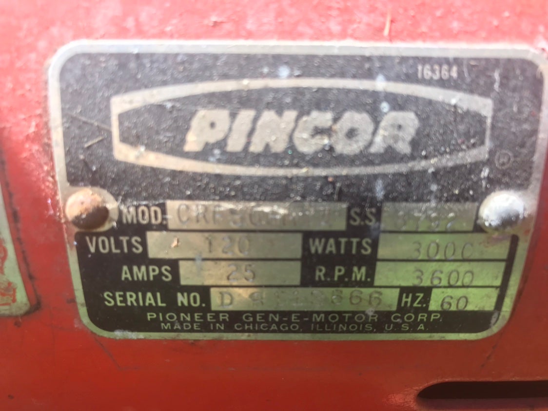 Pincor 3000 generator | Weekend Freedom Machines