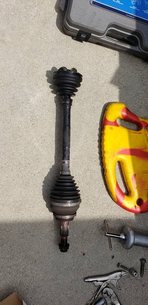 Passenger CV axle boot torn.. | Toyota Sienna Forum - siennachat.com