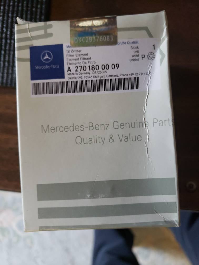 Oil filter question | Mercedes-Benz Forum