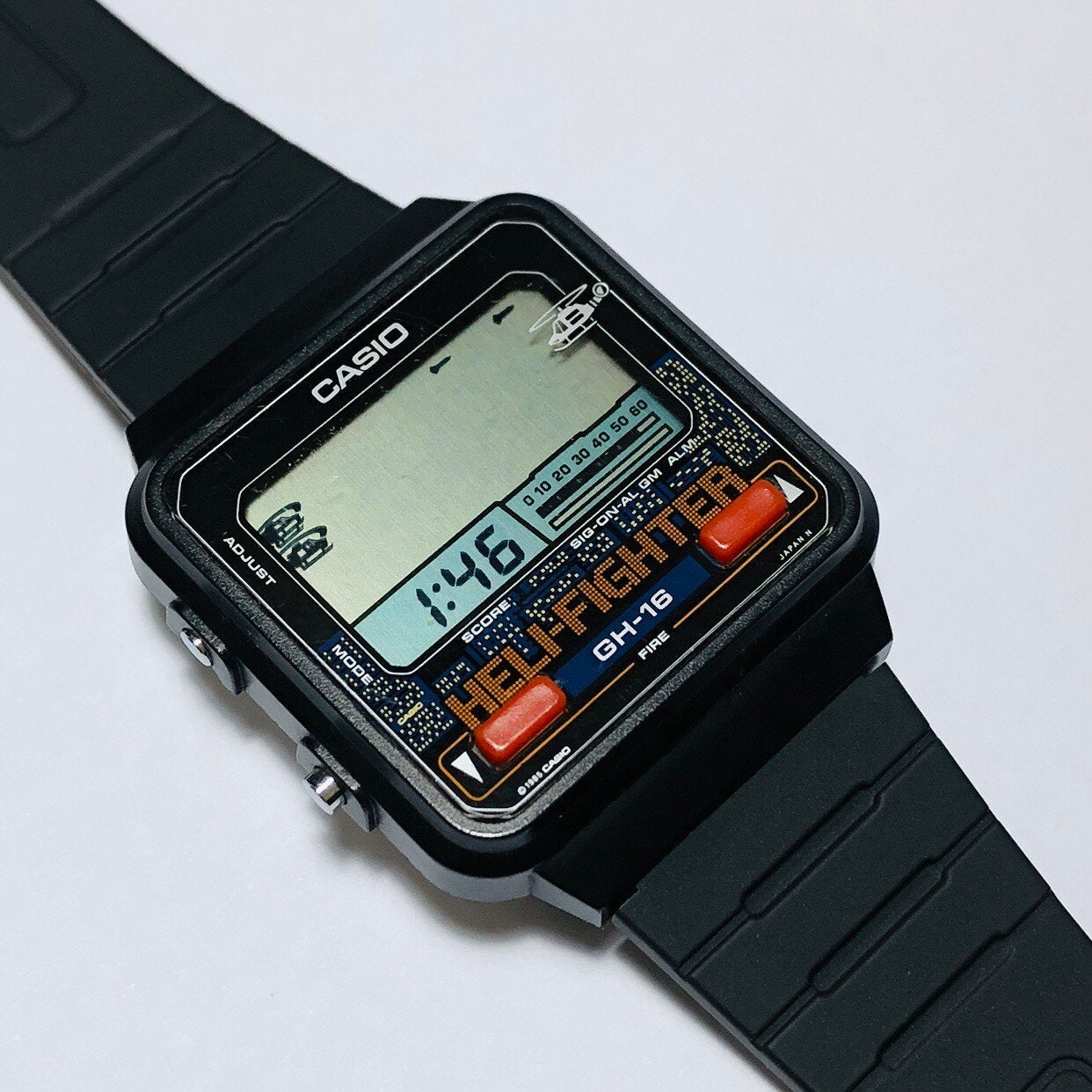 Casio Game GH-16 Heli-Fighter Module 498 Rare Vintage Japan Game Watch ...