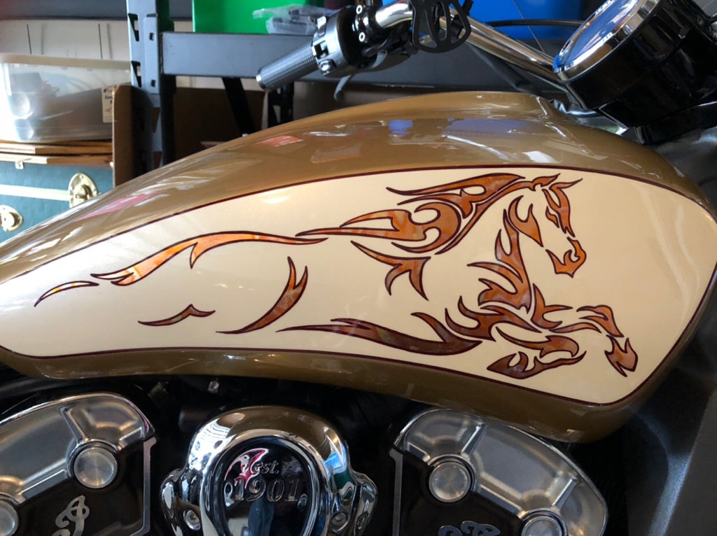 Options for painted Indian tank emblem | Indian Motorcycle Forum