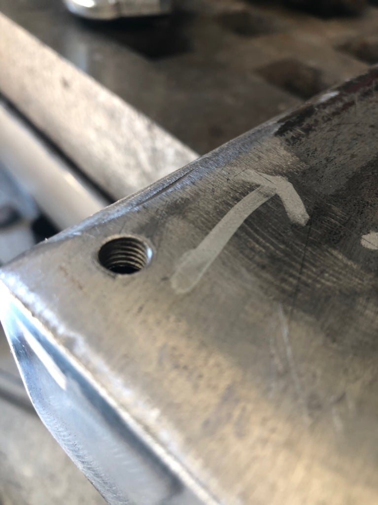 Plate thickness/ tapped holes | WeldingWeb - Welding Community for pros ...