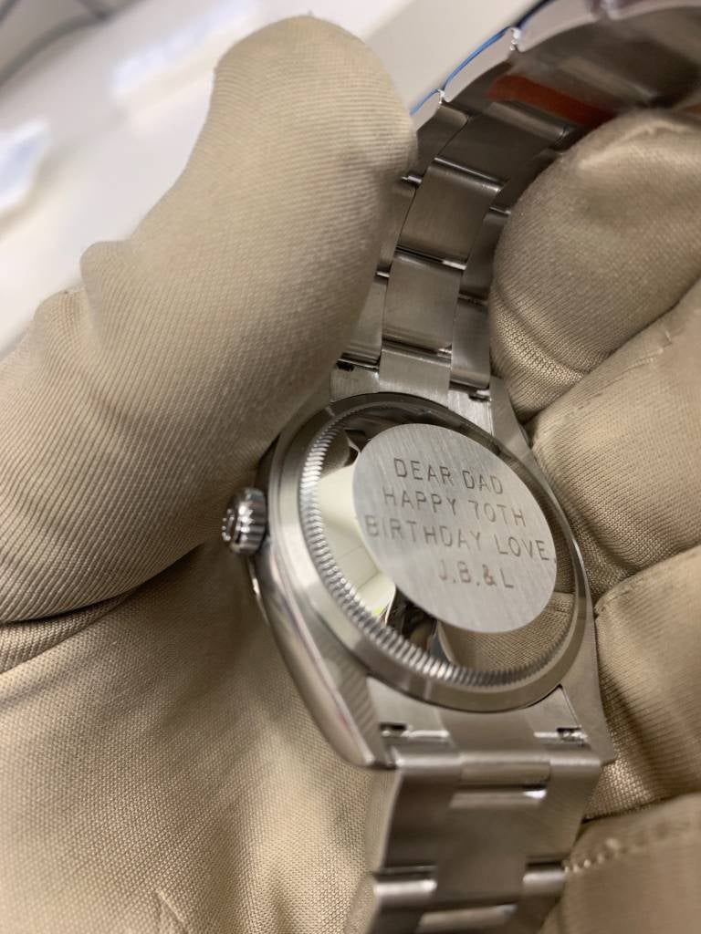 Show us your engraved Rolex and Tudors | WatchUSeek Watch Forums