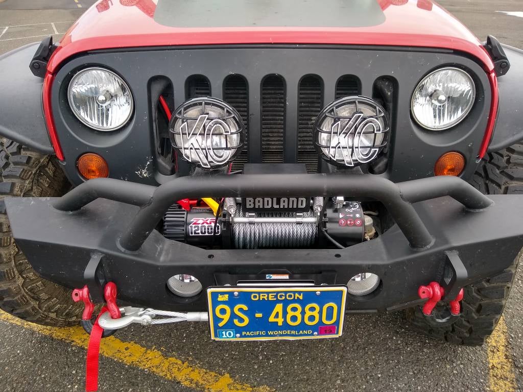 Badlands 12000lb winch from harbor freight | Jeep Wrangler Forum