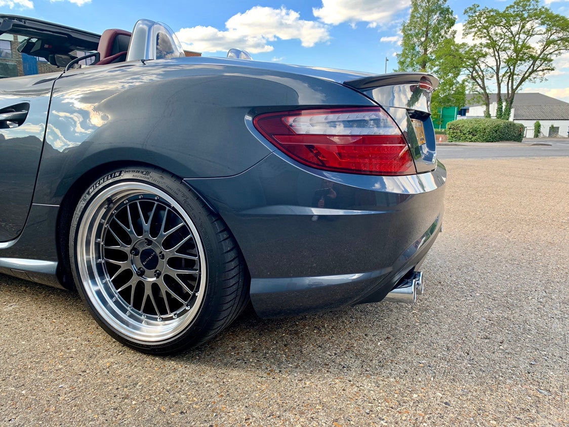 Pic's of lowered SLK's on OEM wheels | Mercedes SLK World
