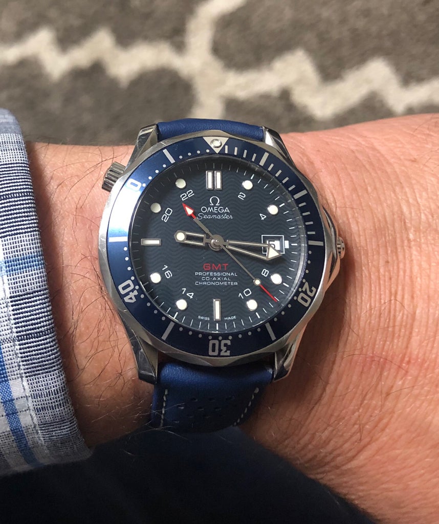 Omega 2535.80 GMT rubber strap options | WatchUSeek Watch Forums