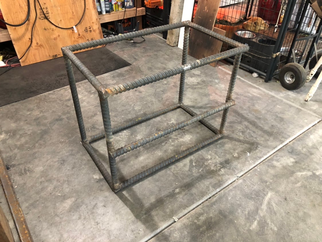 Ballast Basket made from rebar | Green Tractor Talk