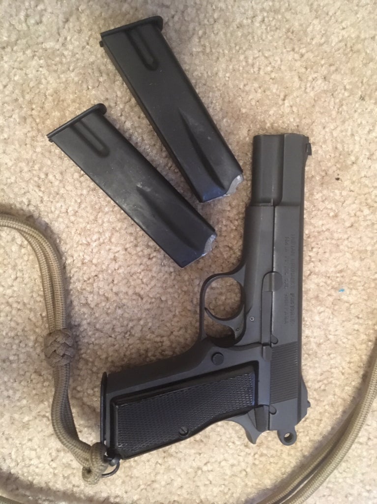 Indian Ordnance Made MkA1 9mm Hi-Power Type Pistol Magazine Disassembly ...