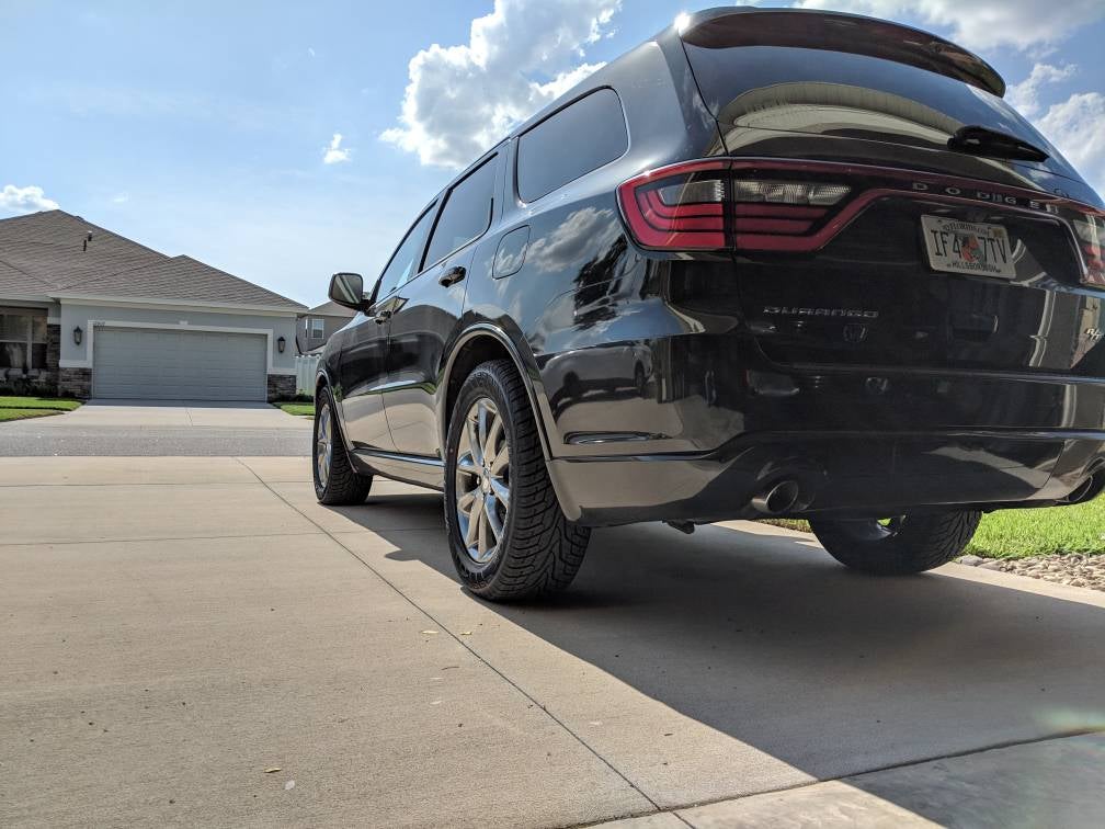Widest tires on Factory 20 rims | Dodge Durango Forum