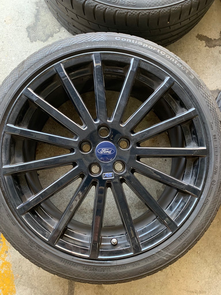 MK2 Focus RS 19x8.5 inch Gloss Black Wheel W/TMPS sensors | SwedeSpeed ...