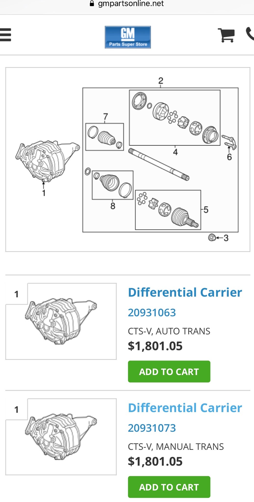 CTS-V Rear Differential Part Numbers | Page 6 | Cadillac CTS-V Forum