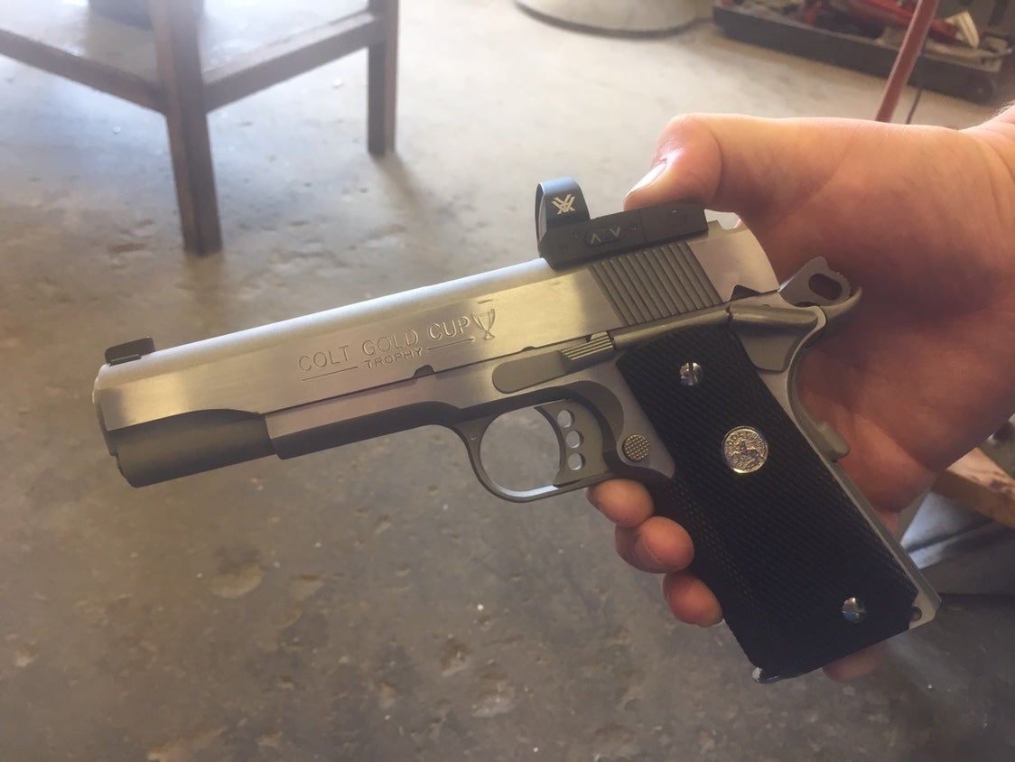 Red Dot Mounting Plate for GSG 1911 22 | Rimfire Central Firearm Forum