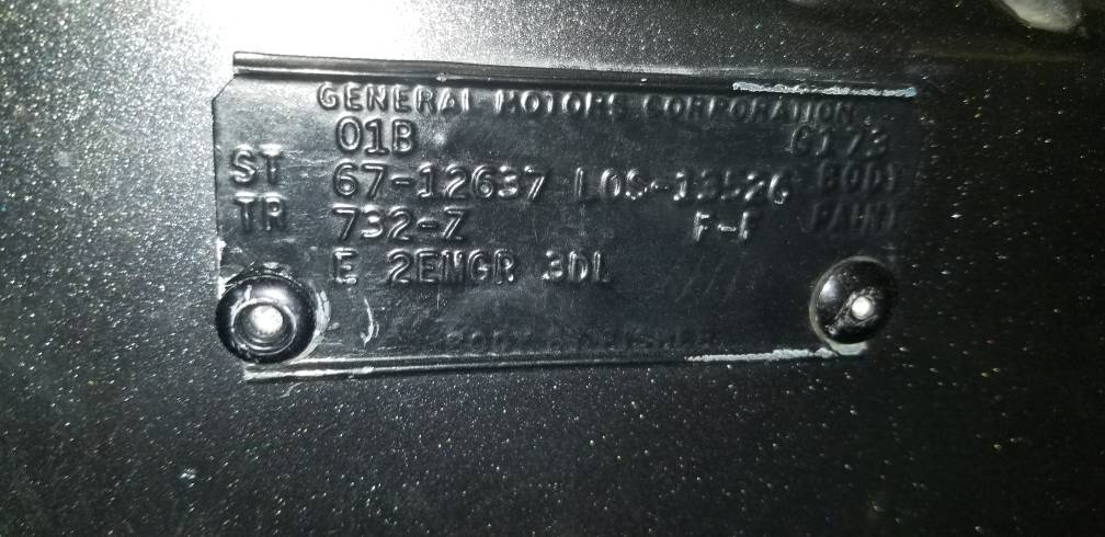 Trim Tag & VIN Decode Help - 1967 RS | Team Camaro Tech