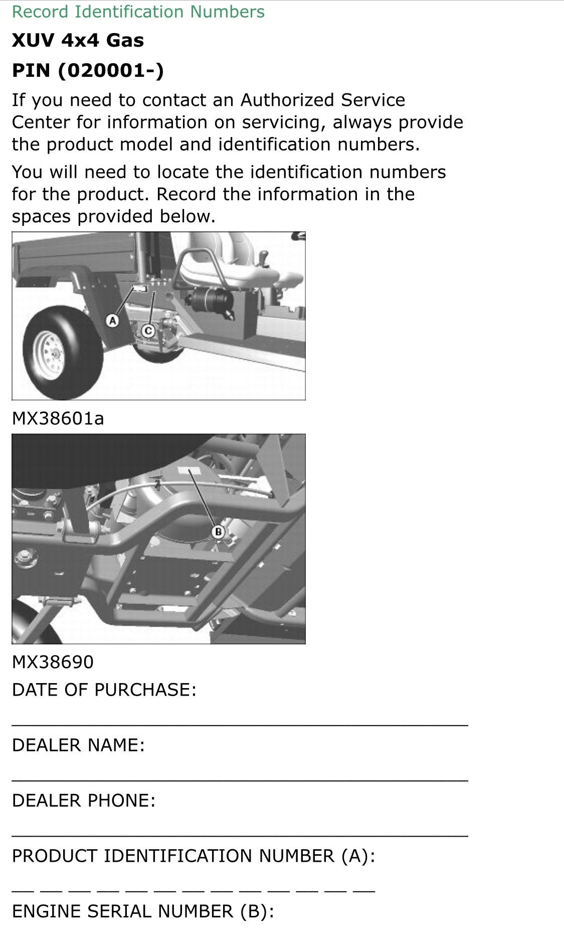 Gator Year Lookup | John Deere Gator Forums