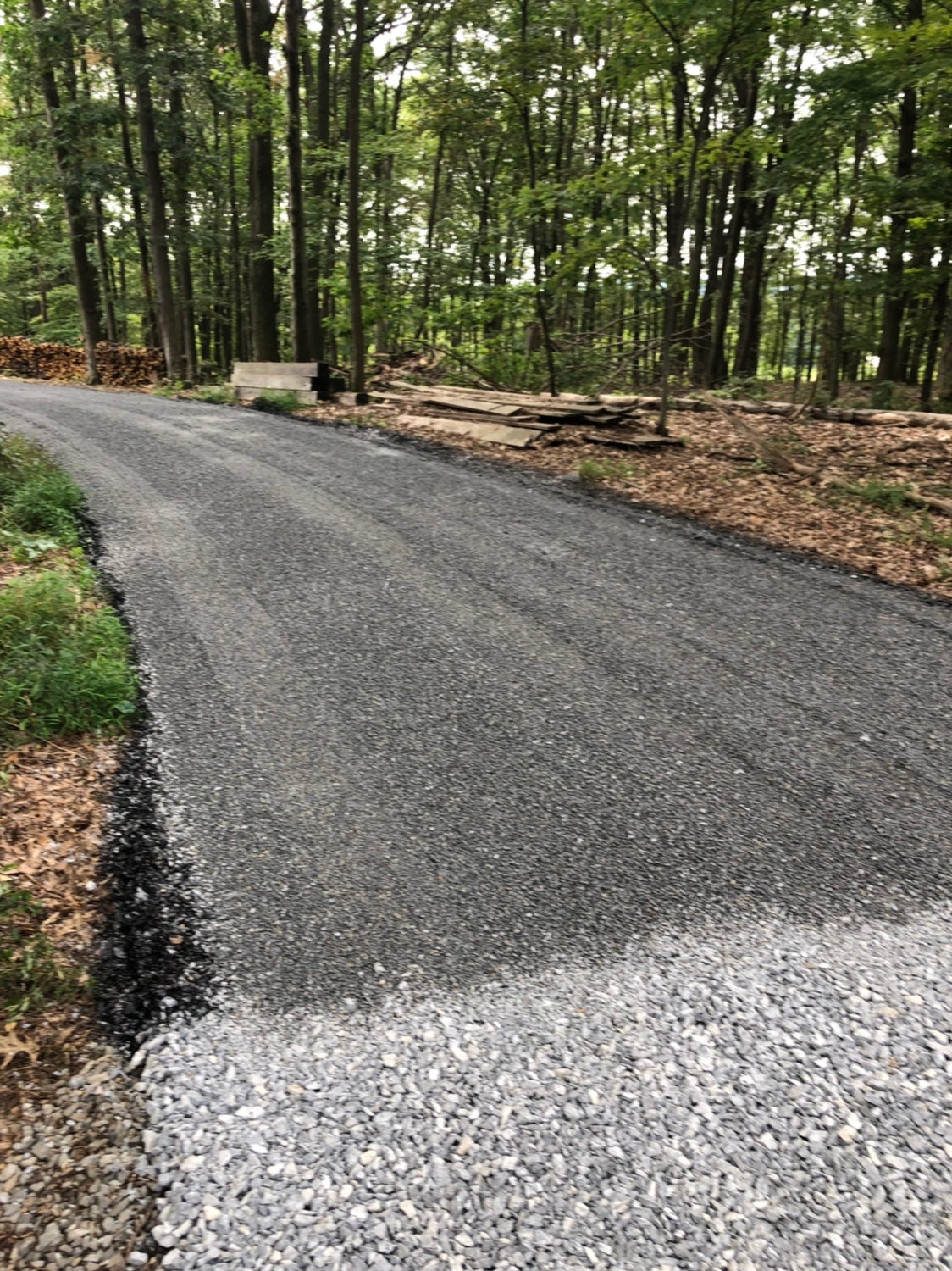 Tar and chip driveway | Green Tractor Talk