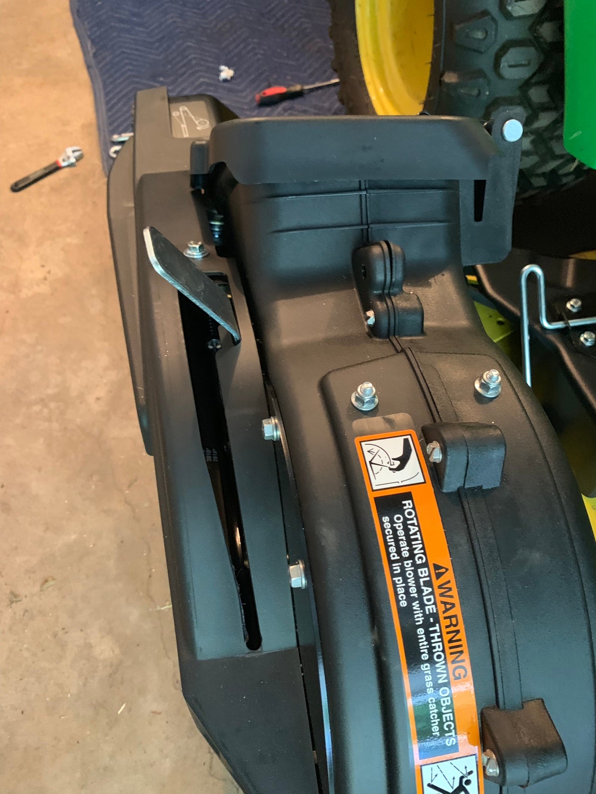 X590 3-bag Rear Bagger Installation Guide | My Tractor Forum