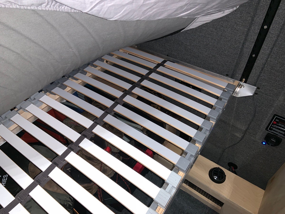 'Floating' Platform bed vs. Frame-supported: help? | Ram Promaster Forum