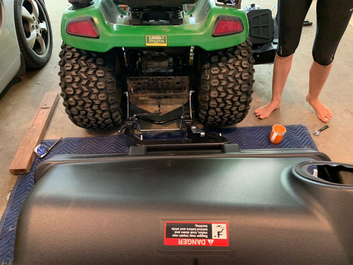 X590 3-bag Rear Bagger Installation Guide | My Tractor Forum