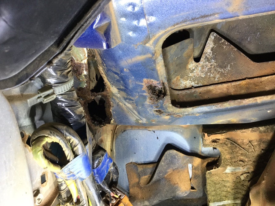 GQ firewall rust | Patrol 4x4 - Nissan Patrol Forum