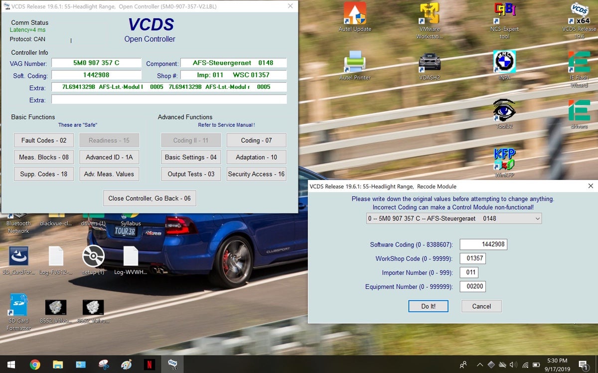 European variable light distribution activated! | VW Vortex ...