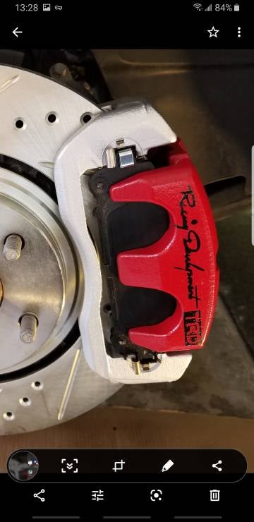 Installing 2020 Camry TRD front calipers on a 2017 Camry V6 XSE ...