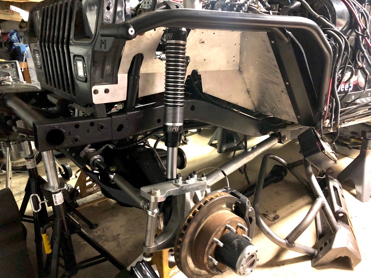 Cracked shock hoop mount. Gusset ideas? | Pirate 4x4